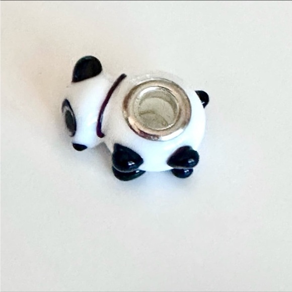 Pandora | Jewelry | Murano Glass Panda Charm Bead | Poshmark